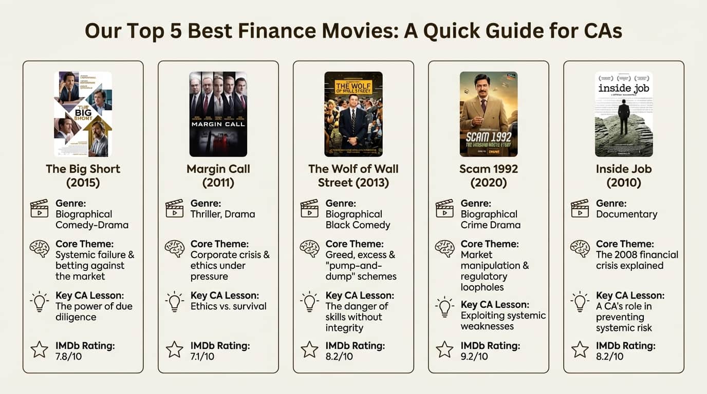 5 Movies Every Finance Pro Should Watch | CA Monk