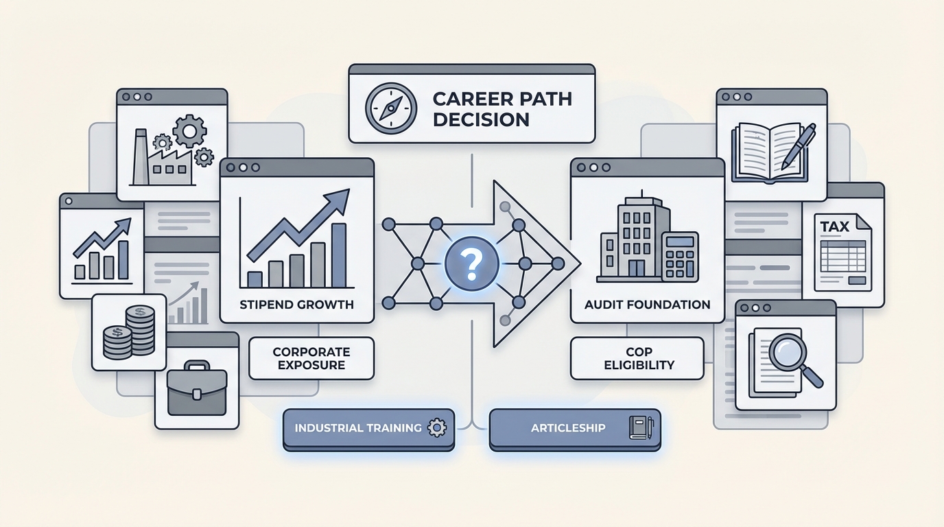CA Industrial Training vs. Big 4 Articleship | CA Monk